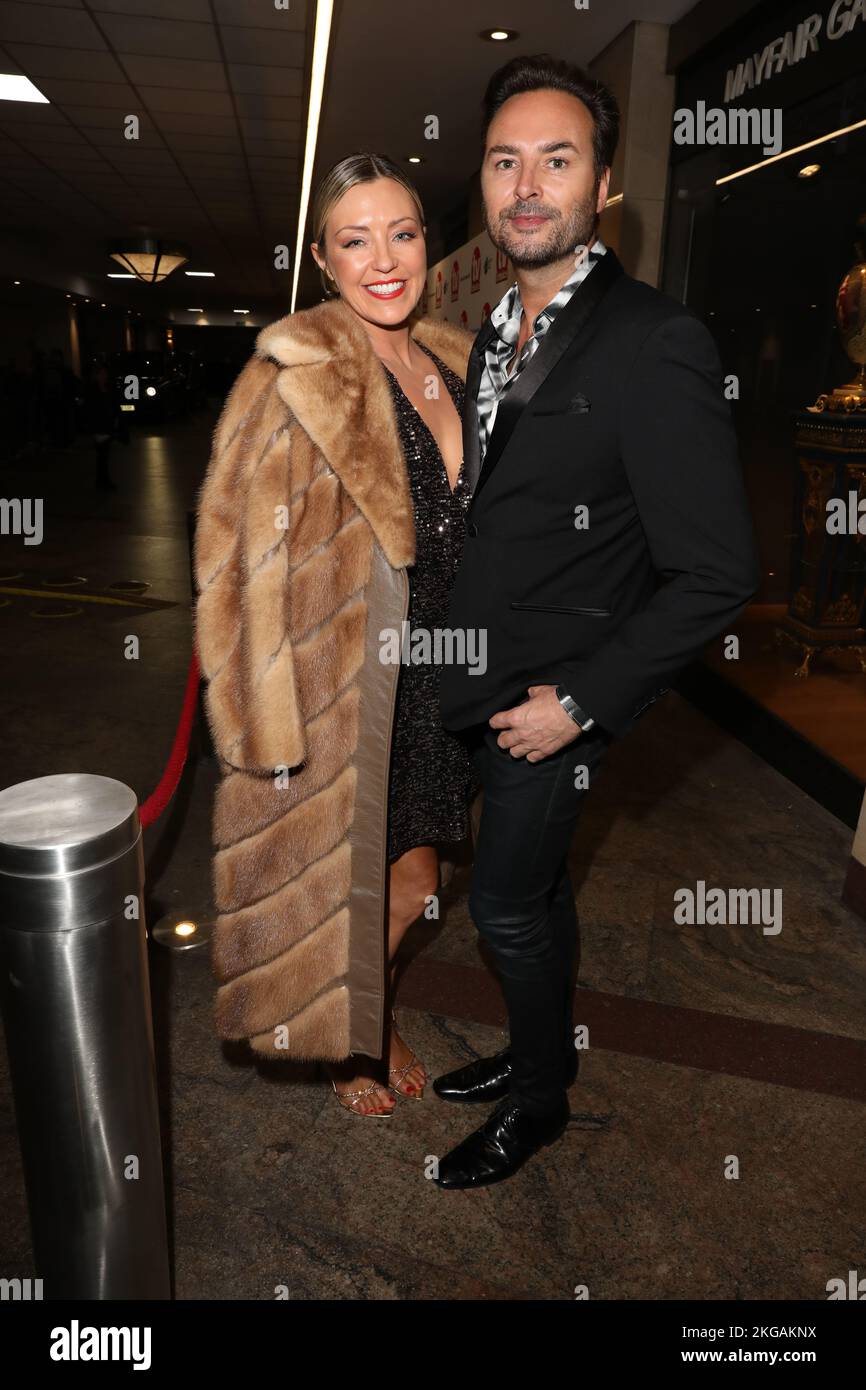 Jacinta Stapleton departs the annual TV Choice Awards at Hilton Hotel ...