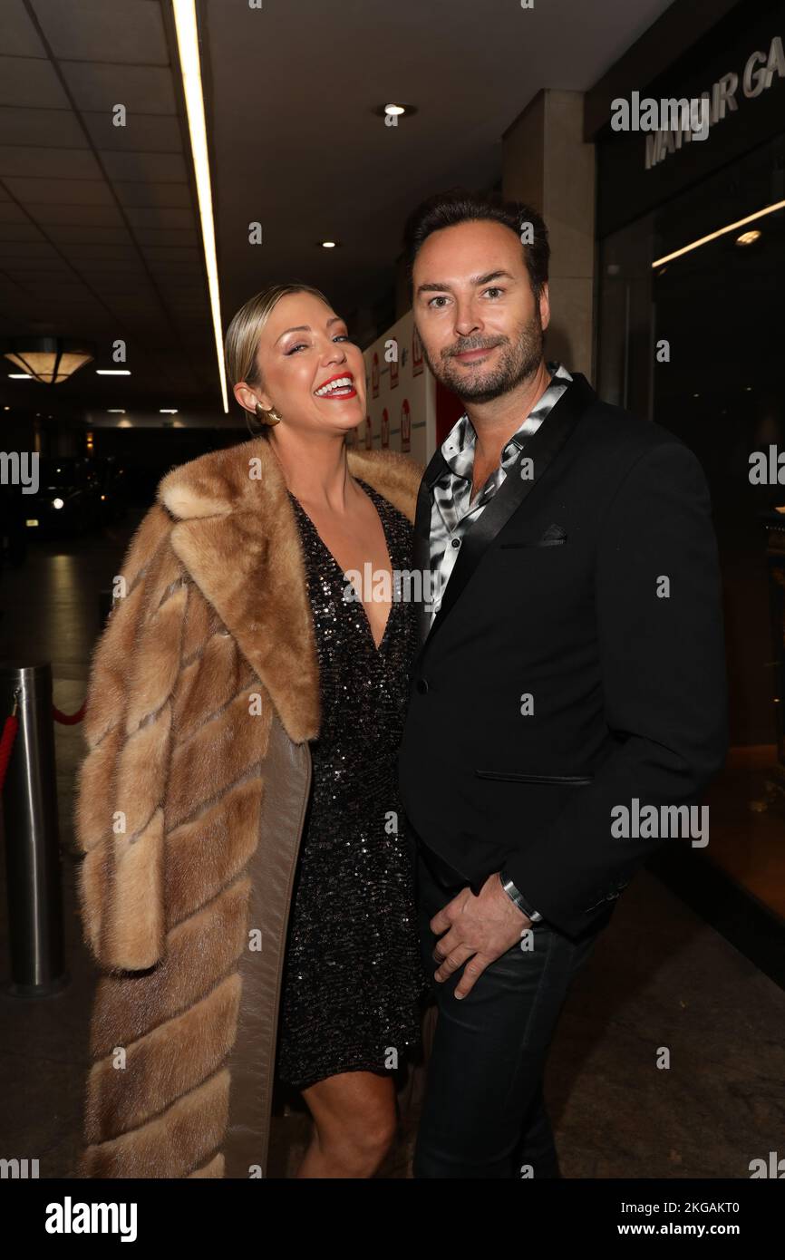 Jacinta Stapleton departs the annual TV Choice Awards at Hilton Hotel ...