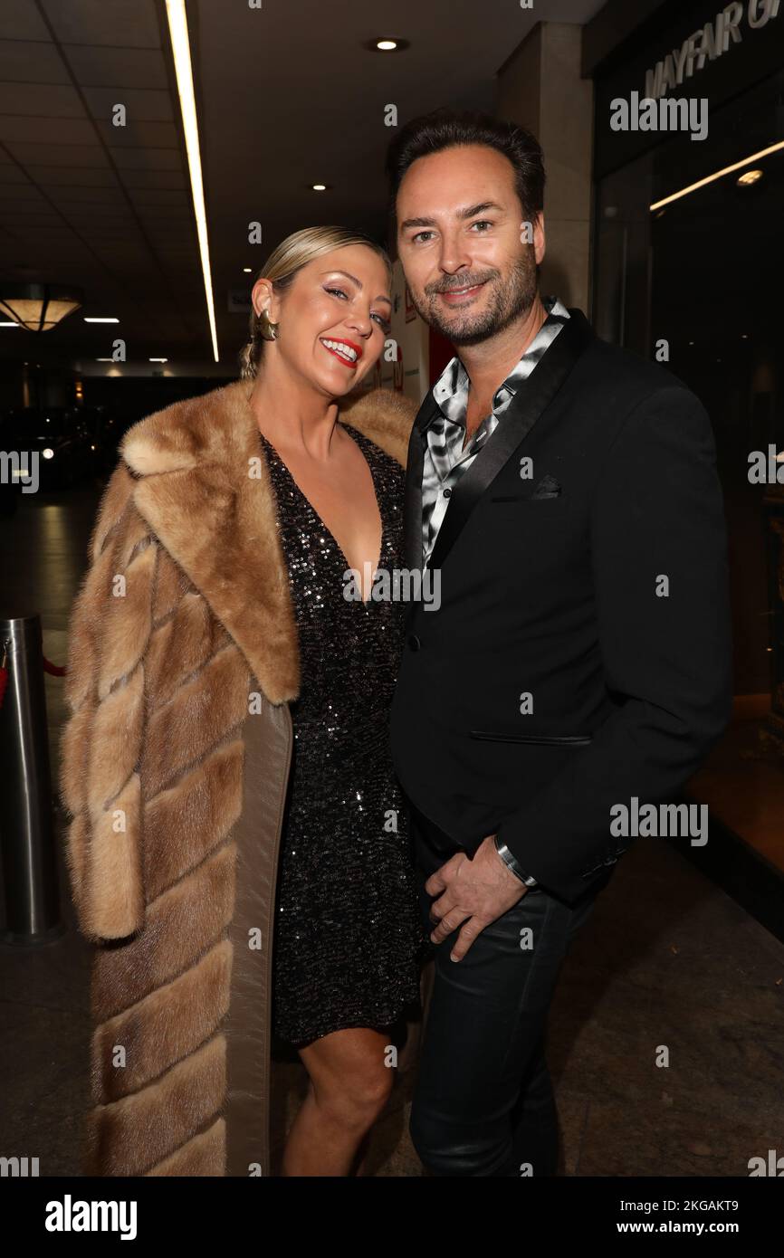 Jacinta Stapleton departs the annual TV Choice Awards at Hilton Hotel ...