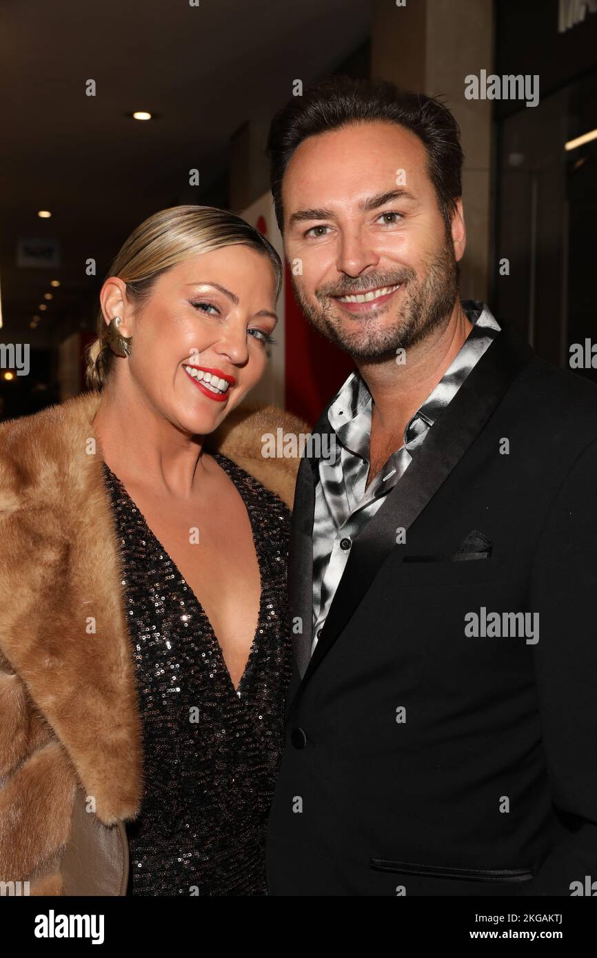 Jacinta Stapleton departs the annual TV Choice Awards at Hilton Hotel ...