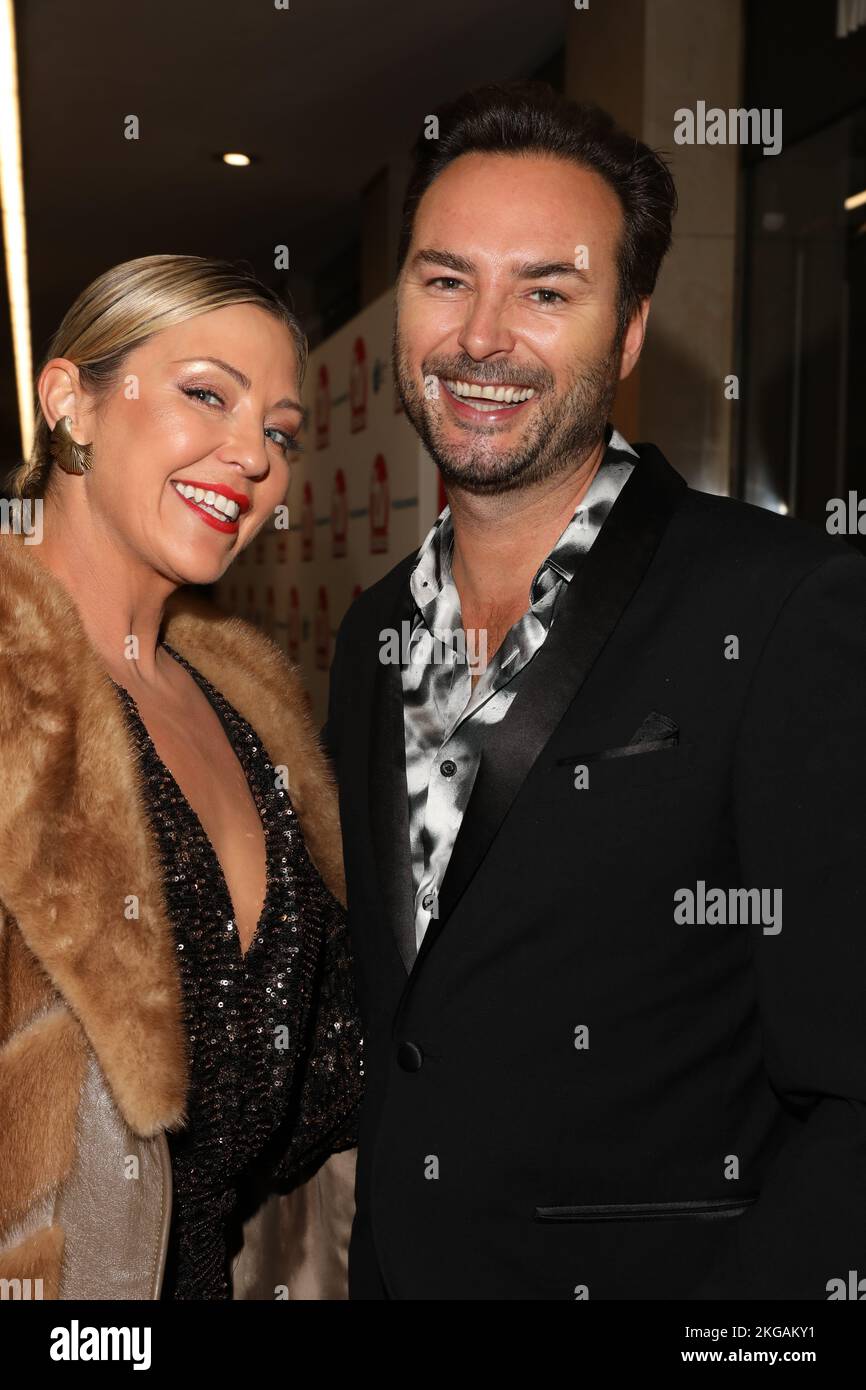 Jacinta Stapleton departs the annual TV Choice Awards at Hilton Hotel ...