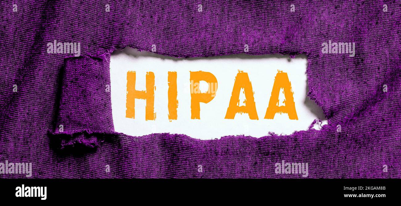 Conceptual caption Hipaa. Concept meaning Acronym stands for Health ...