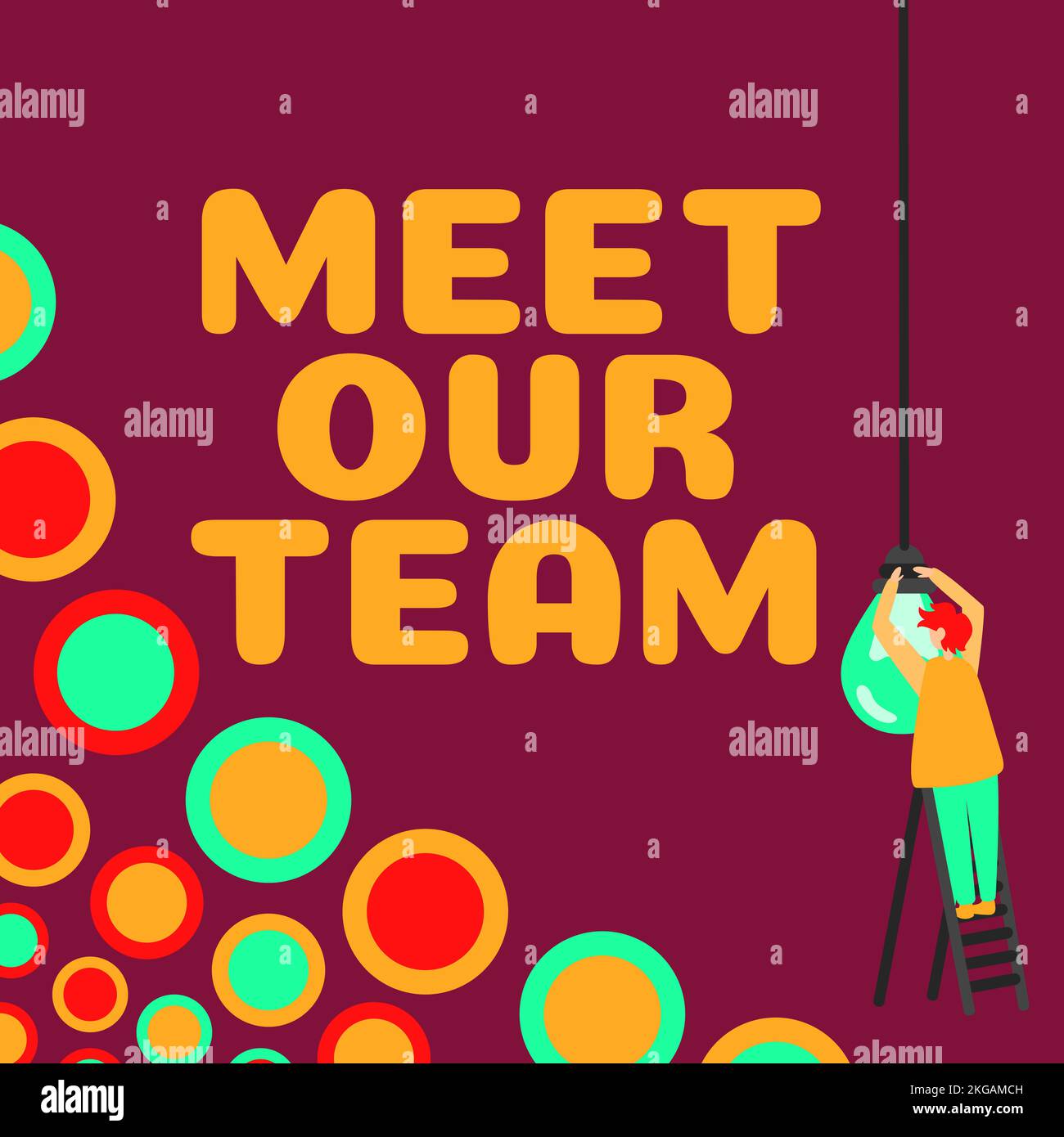 Inspiration showing sign Meet Our Team. Business concept introducing ...