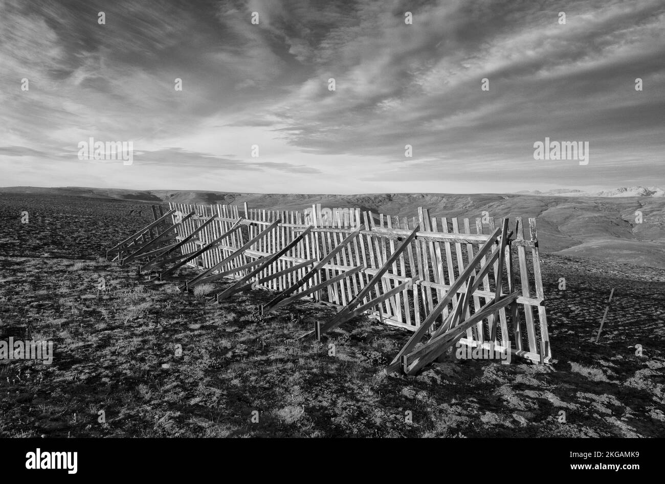Snow Gate, Old Man Range Stock Photo - Alamy