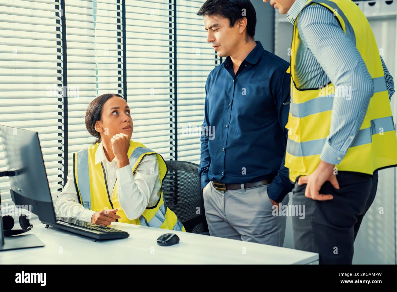 Competent engineers create blueprints and plans and present them to ...