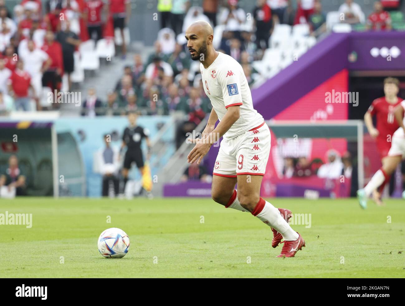 Issam Jebali of Tunisia during the FIFA World Cup 2022, Group D ...