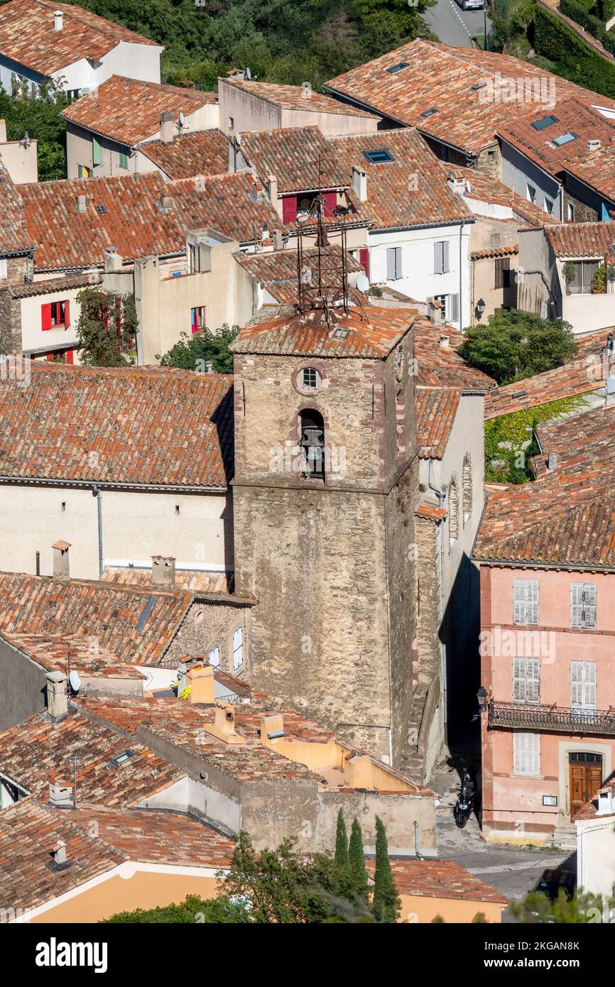 La Garde-Freinet village of the south of France Stock Photo - Alamy