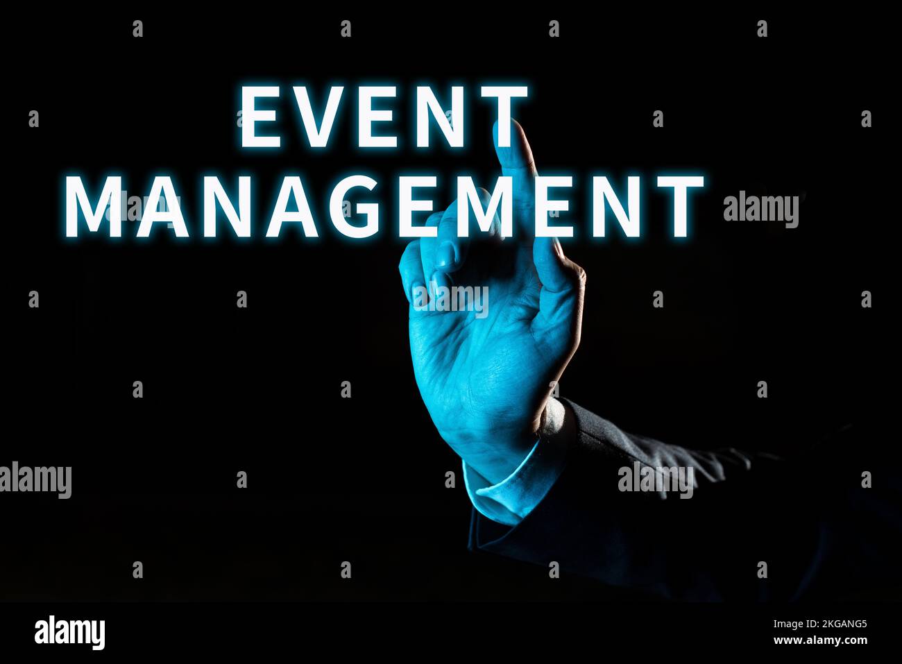 Text caption presenting Event Management. Word for Special Occasion ...