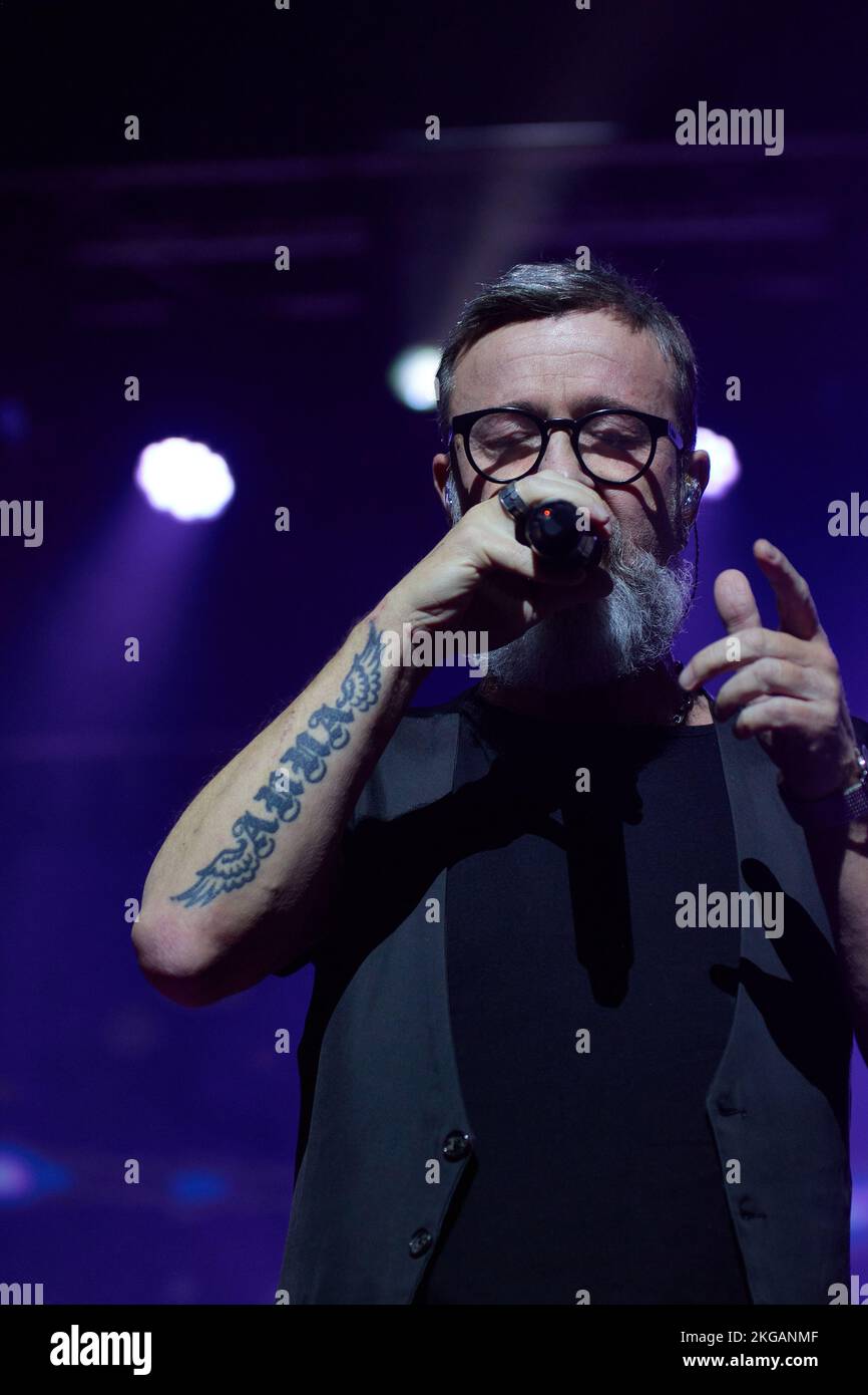Naples, Italy. 22nd Nov, 2022. Marco Masini during Marco Masini - T ...