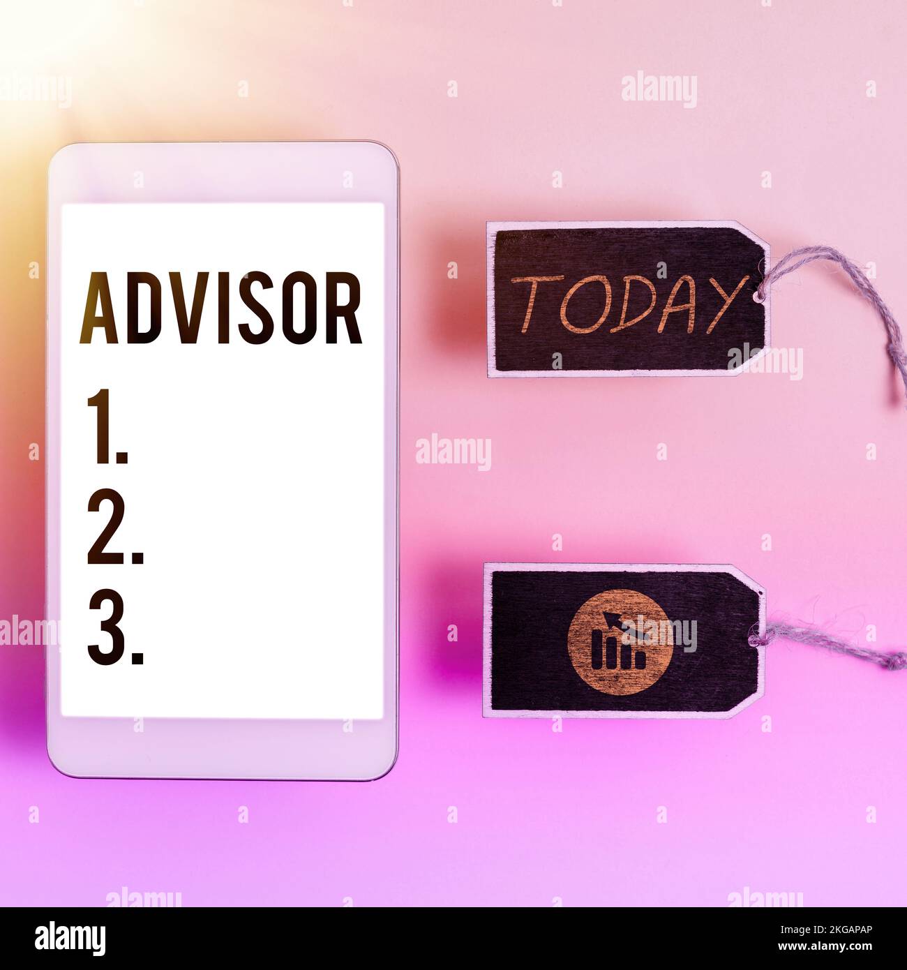 Hand writing sign Advisor. Concept meaning Give advice recommendation ...