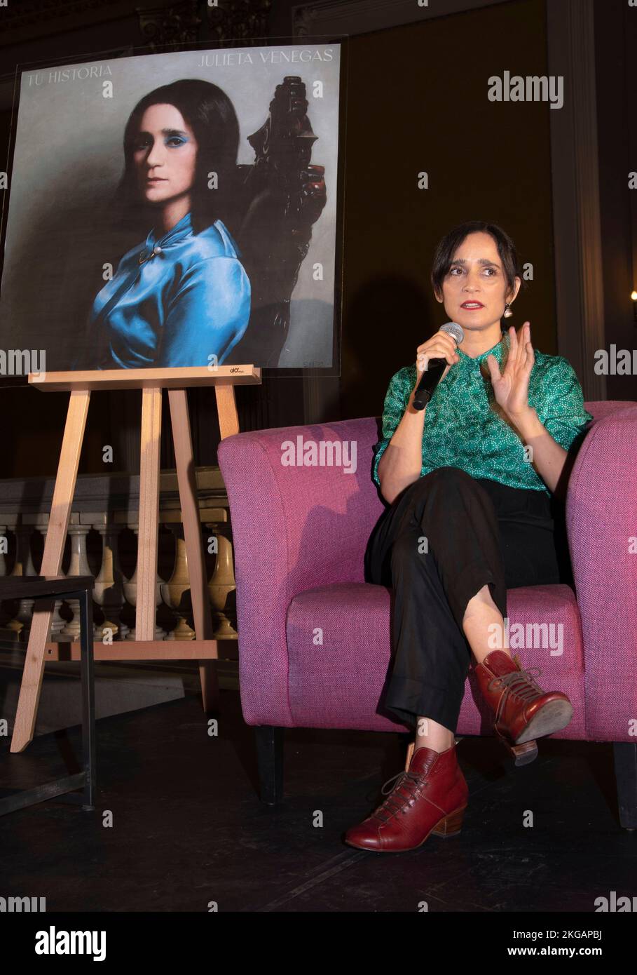 Mexico City, Mexico City, MEXICO. 22nd Nov, 2022. The Mexican singer ...