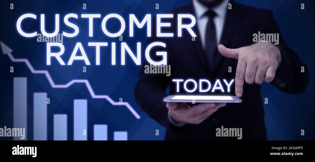 Text Showing Inspiration Customer Rating Business Concept Gauge The