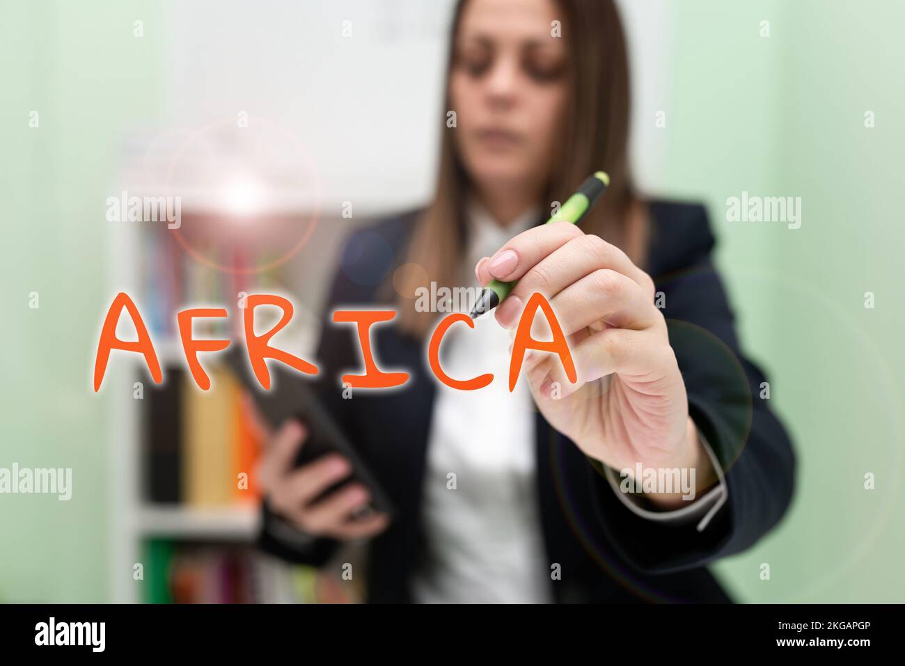 Conceptual display Africa, Business concept worlds second largest and ...