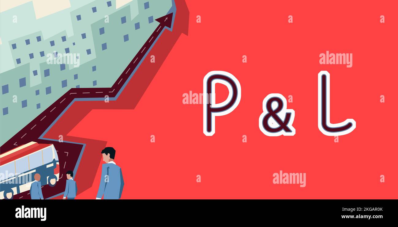 Text caption presenting P And L. Business overview primary financial ...