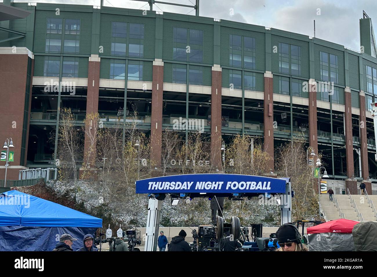 A general overall view of the Amazon Prime Thursday Night Football ...