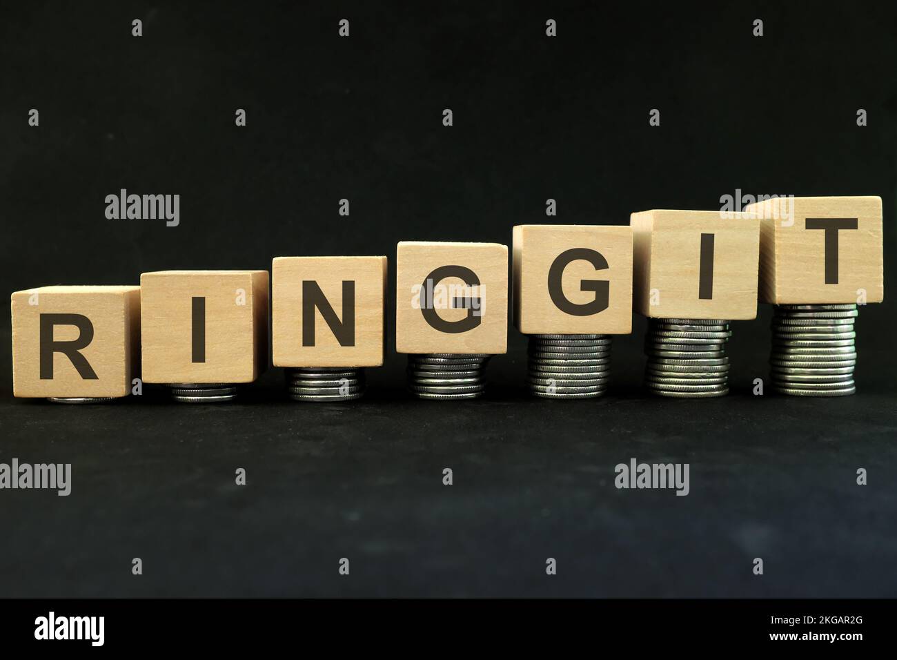 Malaysia currency economic and financial growth and recovery concept ...