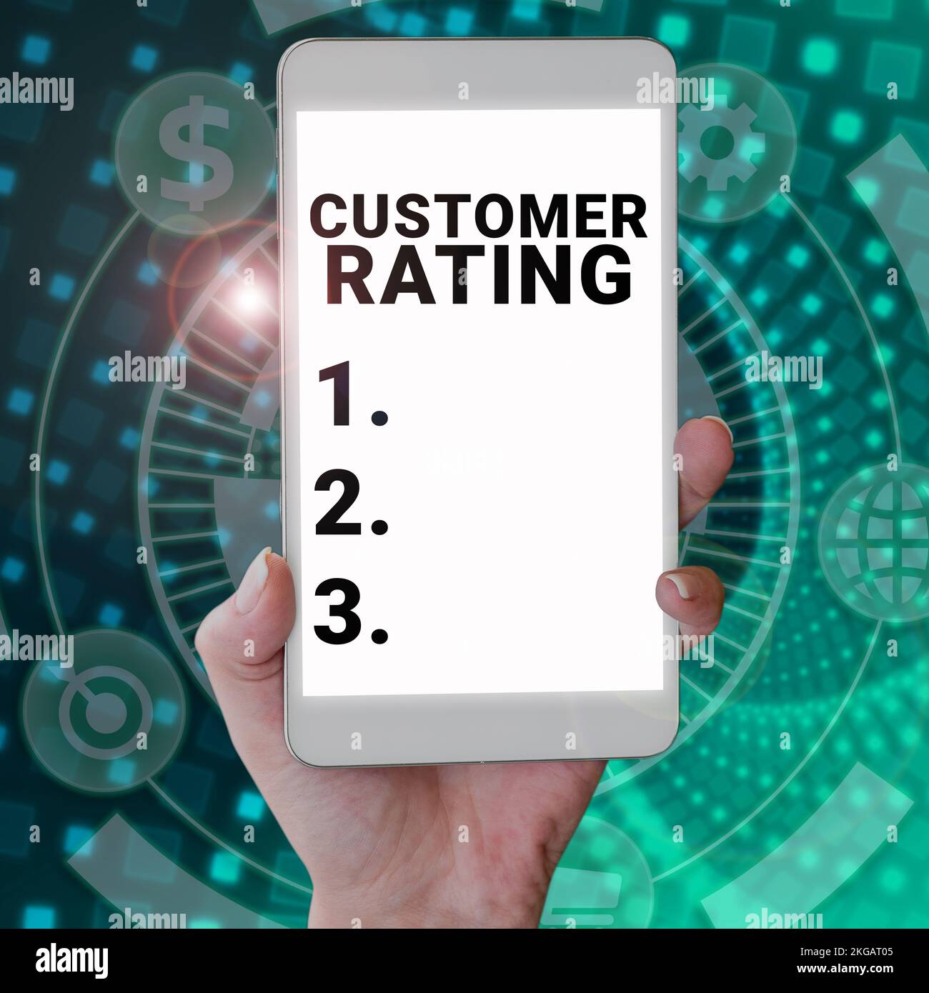 Conceptual Caption Customer Rating Business Concept Gauge The Customer Satisfaction With A