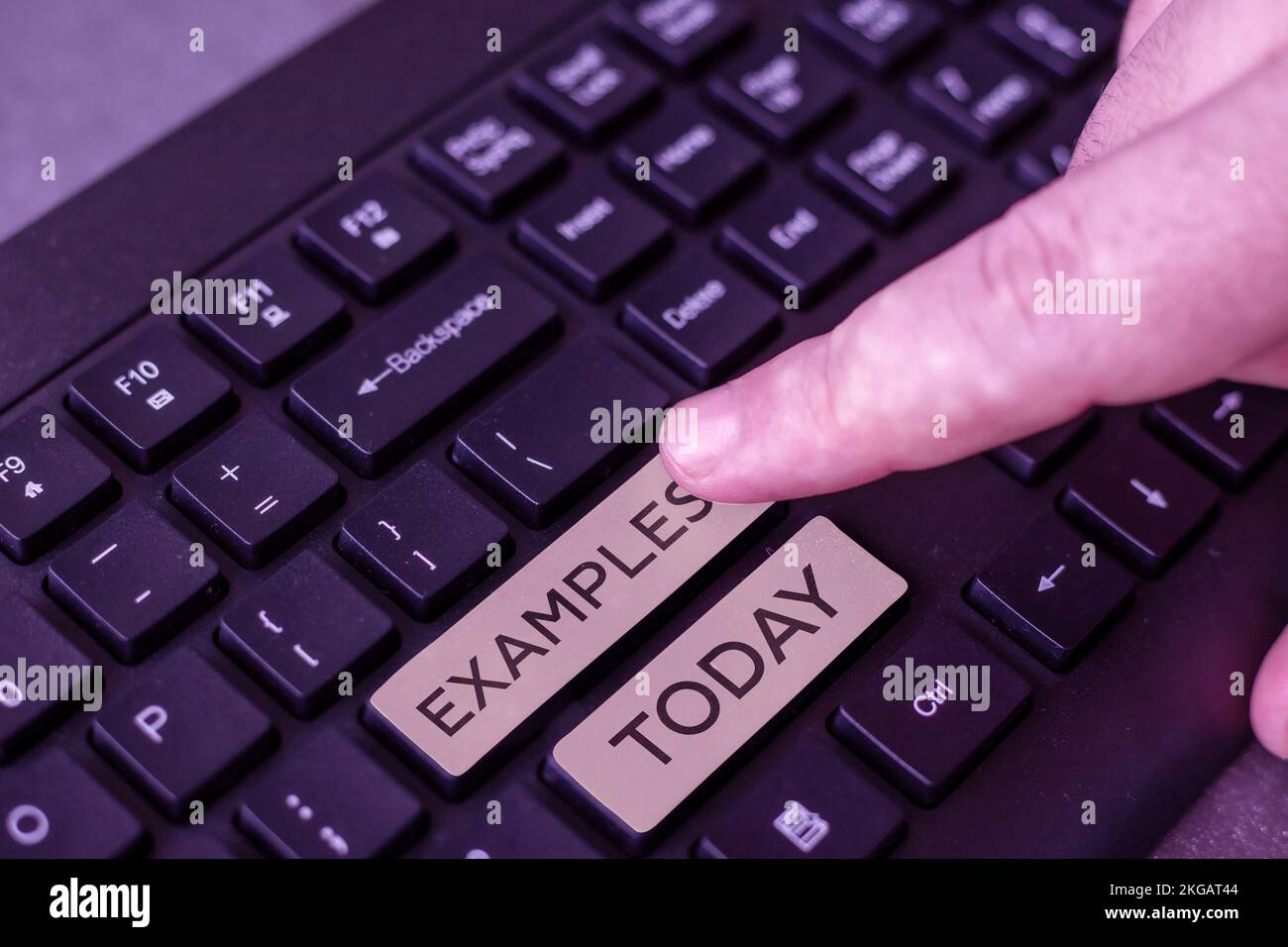 Text caption presenting Examples. Business overview photo Sample Model ...