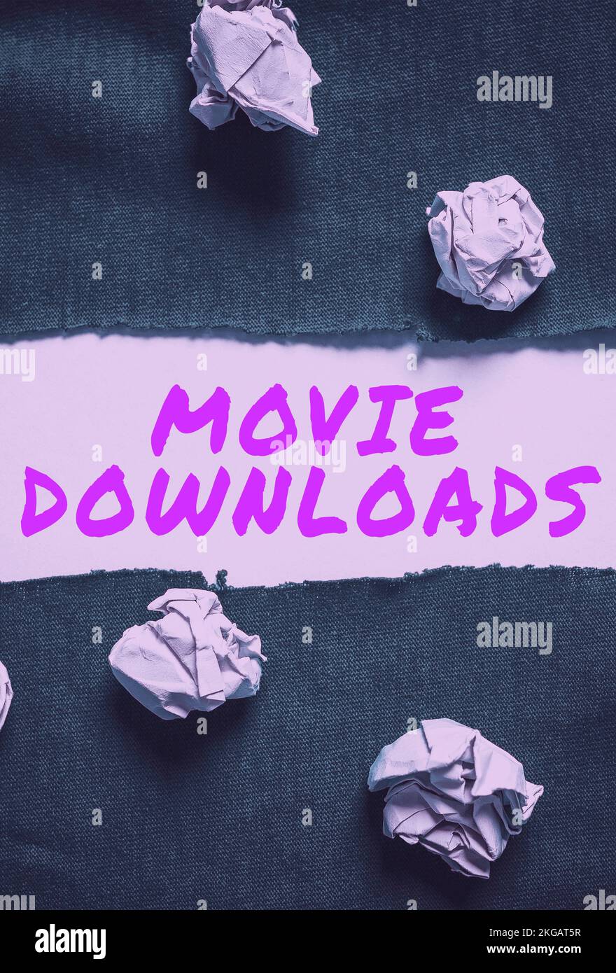 Text sign showing Movie Downloads. Business approach transfers entire ...