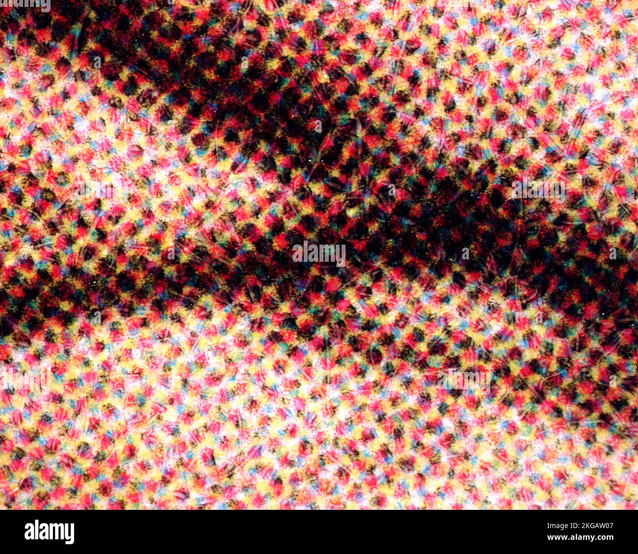 Light micrograph of a sample of laser printed paper Stock Photo - Alamy