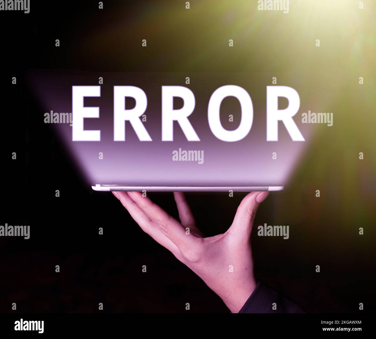 Inspiration showing sign Error. Concept meaning mistake Condition of ...