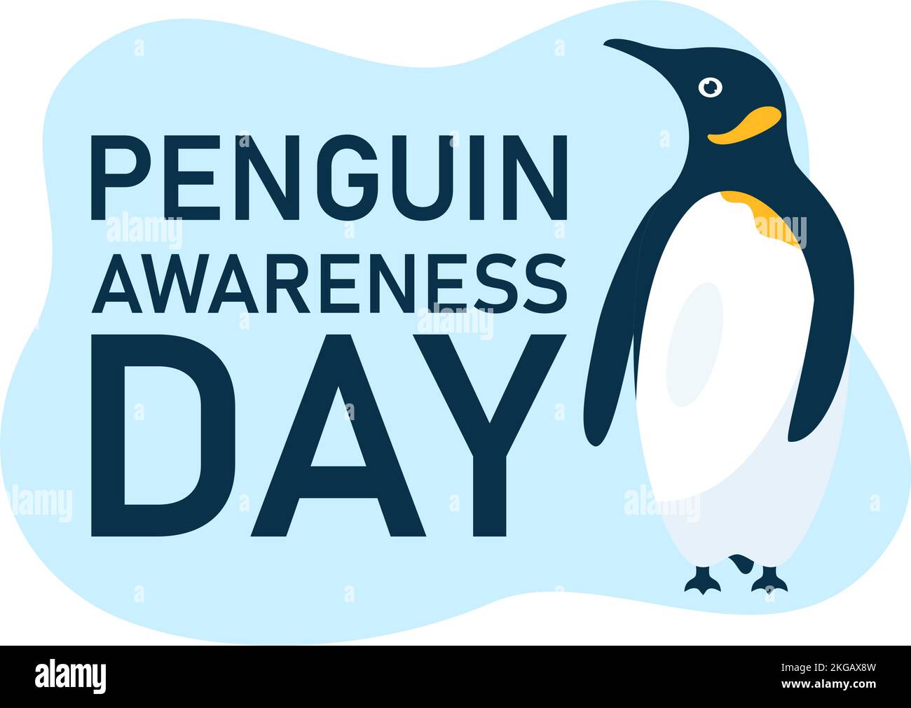 Penguins in their environment Stock Vector Images - Alamy