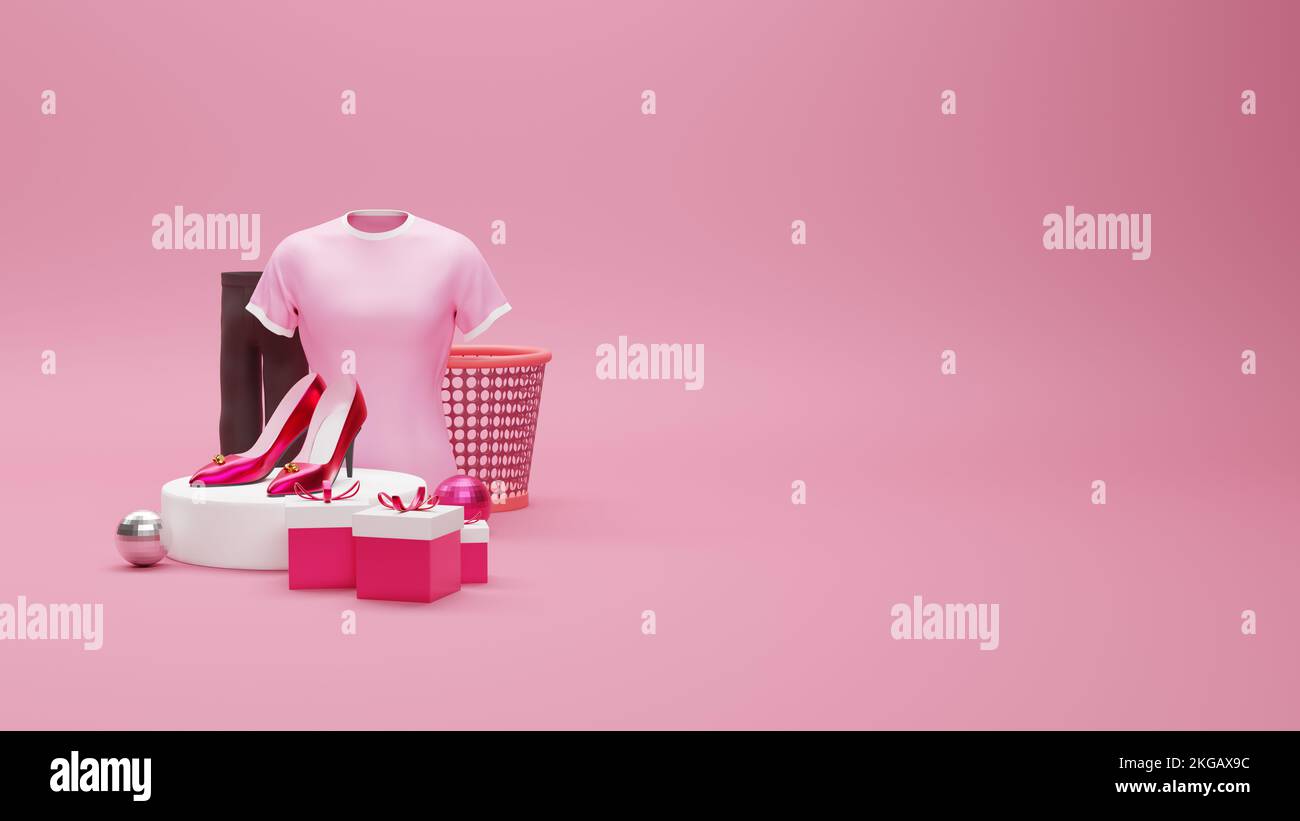 Black friday modern 3d hi-res stock photography and images - Alamy