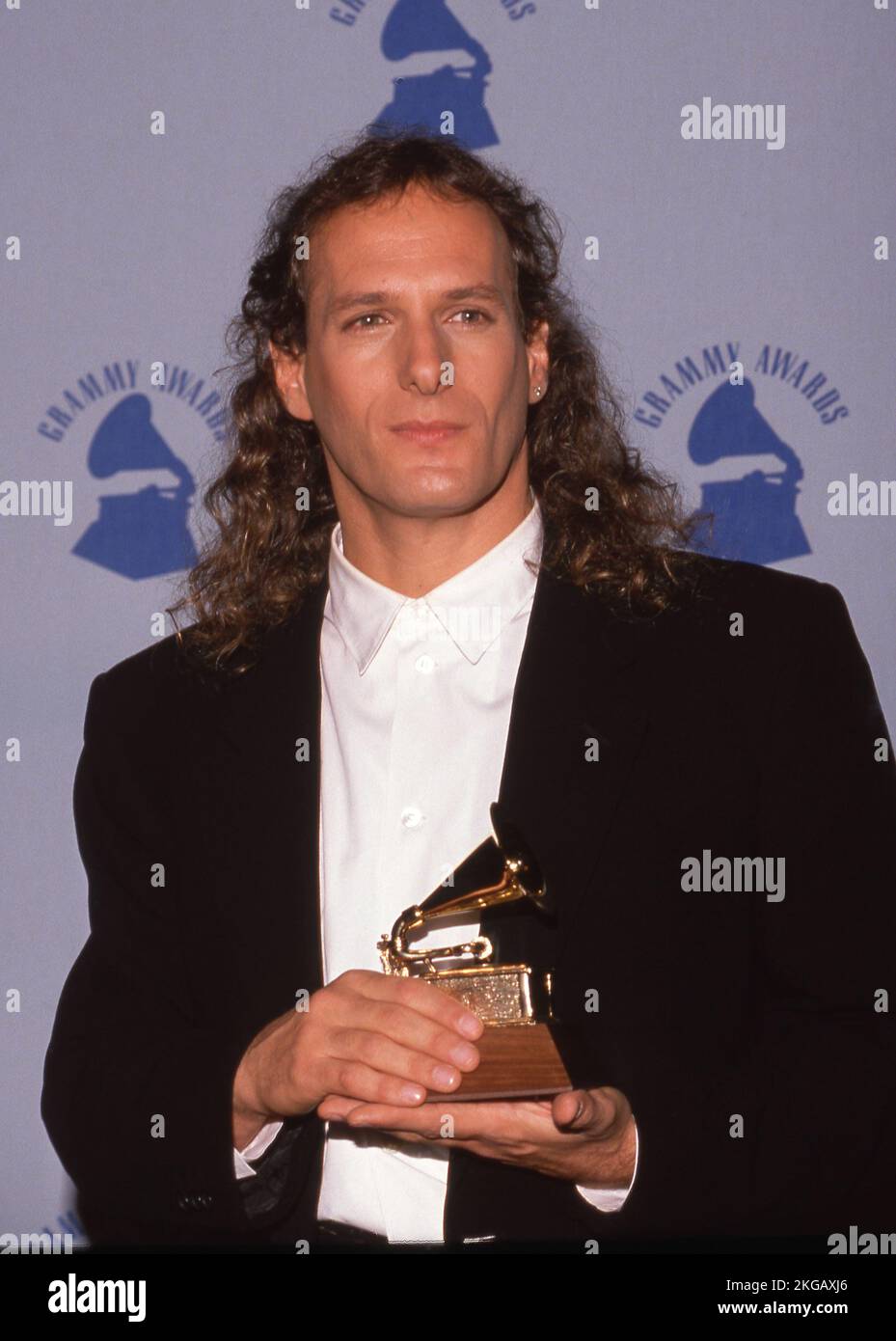 Michael Bolton at The 32nd Annual Grammy Awards at Shrine Auditorium in Los Angeles, California ...