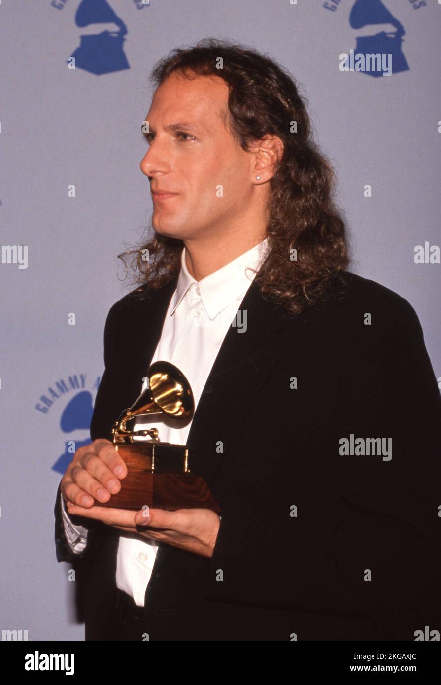Michael Bolton at The 32nd Annual Grammy Awards at Shrine Auditorium in Los Angeles, California ...