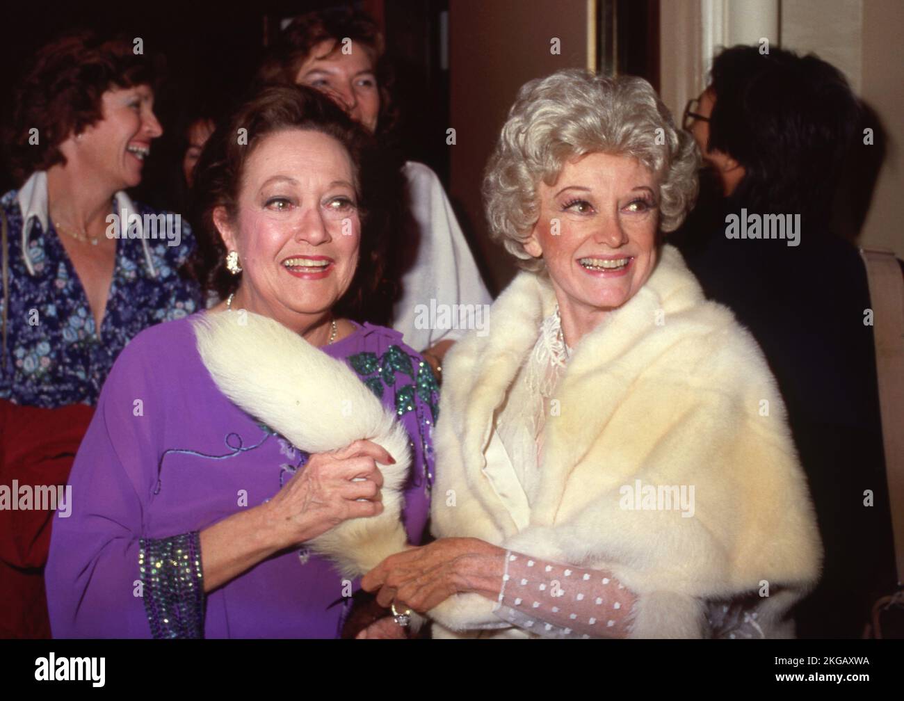 Phyllis Diller with Dorothy Lamour Circa 1980's Credit: Ralph Dominguez/MediaPunch Stock Photo ...