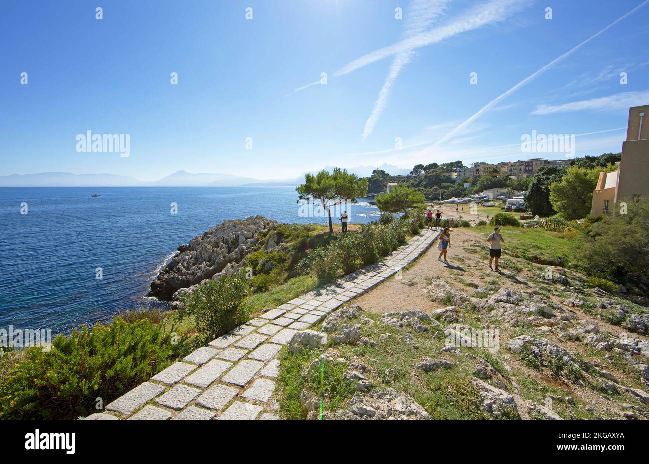 Caletta SantElia, Palermo Region, Sicily, Italy, Europe Stock Photo - Alamy