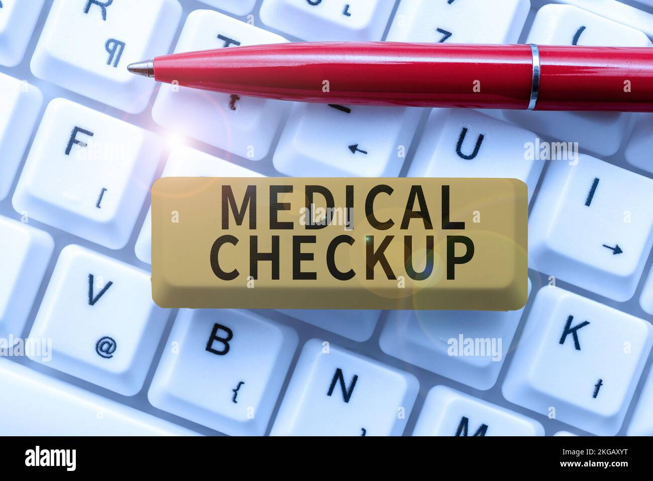 Conceptual caption Medical Checkup. Word for medical examination to ...