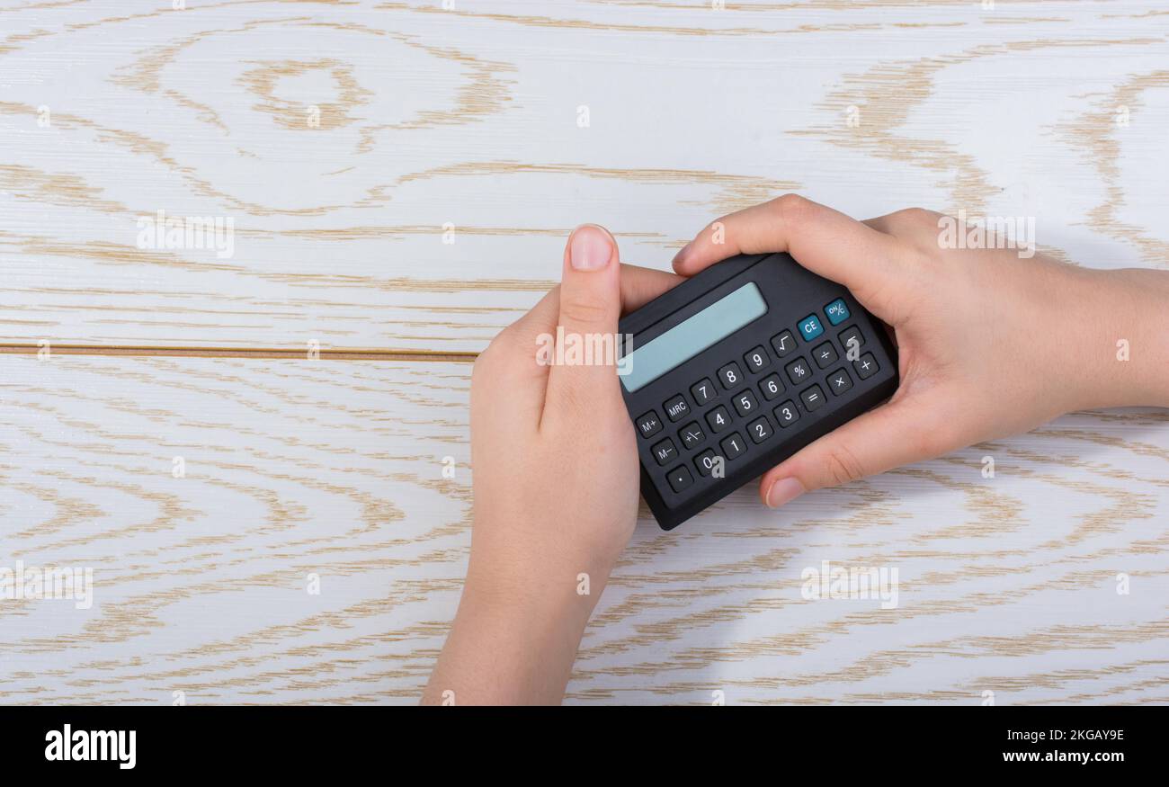 Electronic calculator device keyboard hi-res stock photography and ...