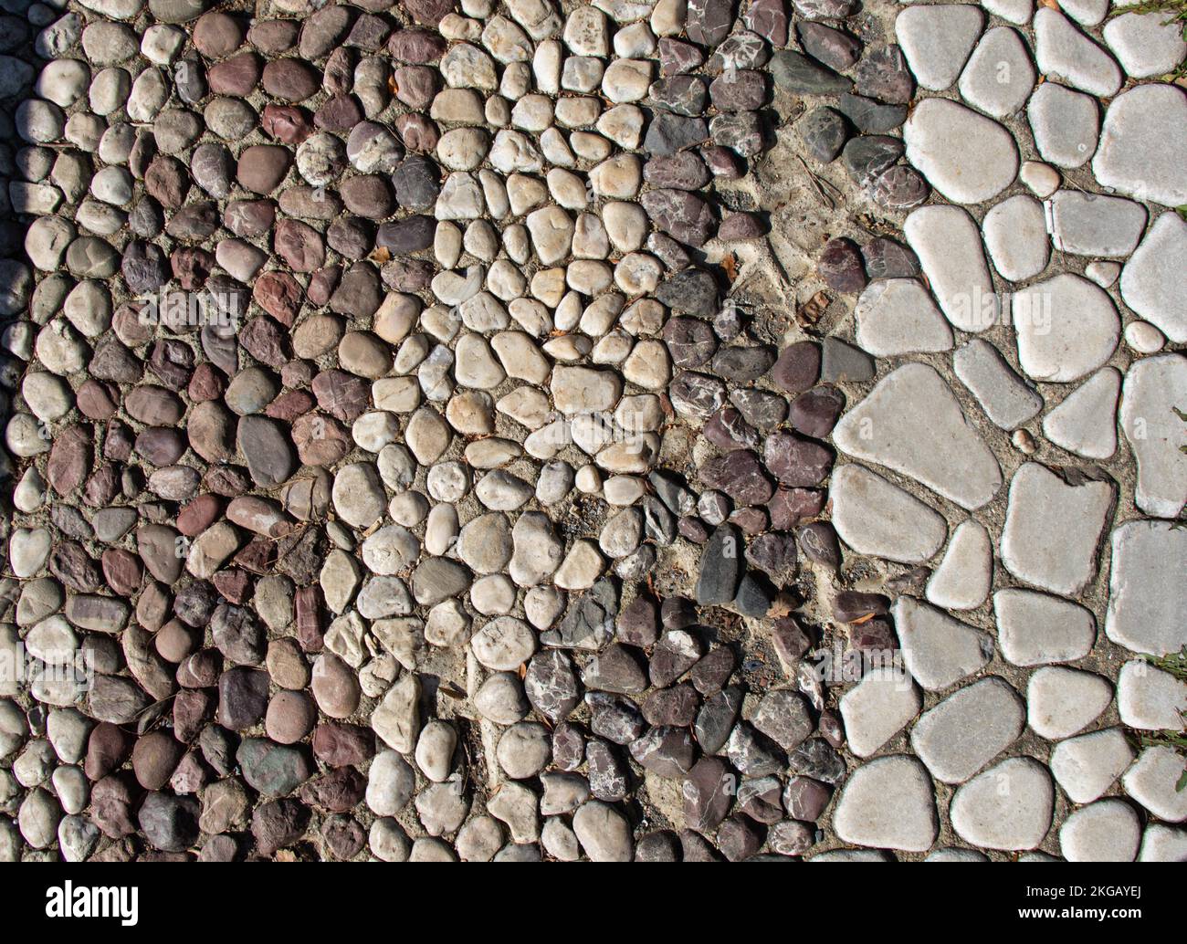 Background texture consist of full of little pebbles Stock Photo - Alamy