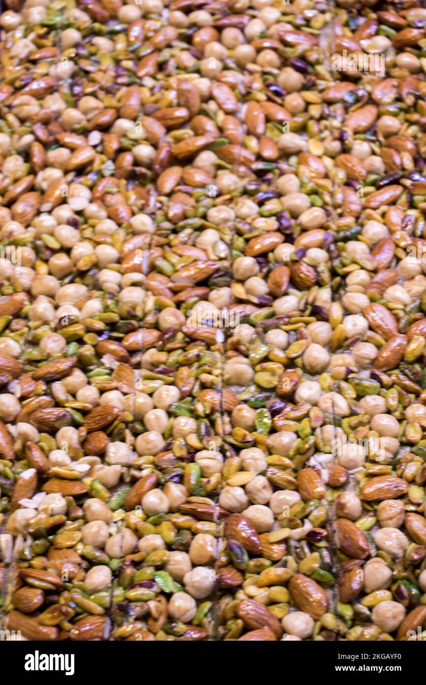 Pile assorted nuts seeds hi-res stock photography and images - Alamy