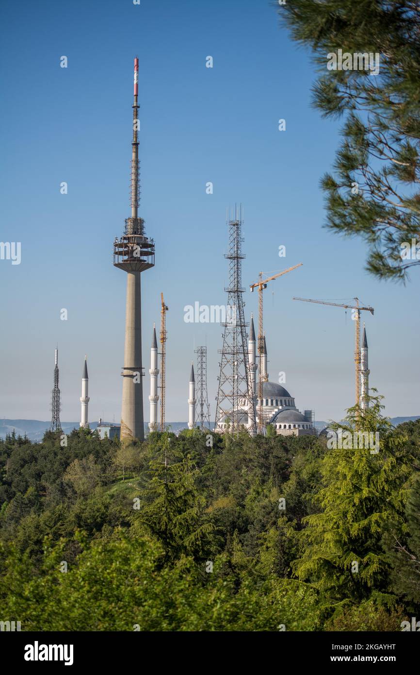 Istanbul tv tower hi-res stock photography and images - Alamy