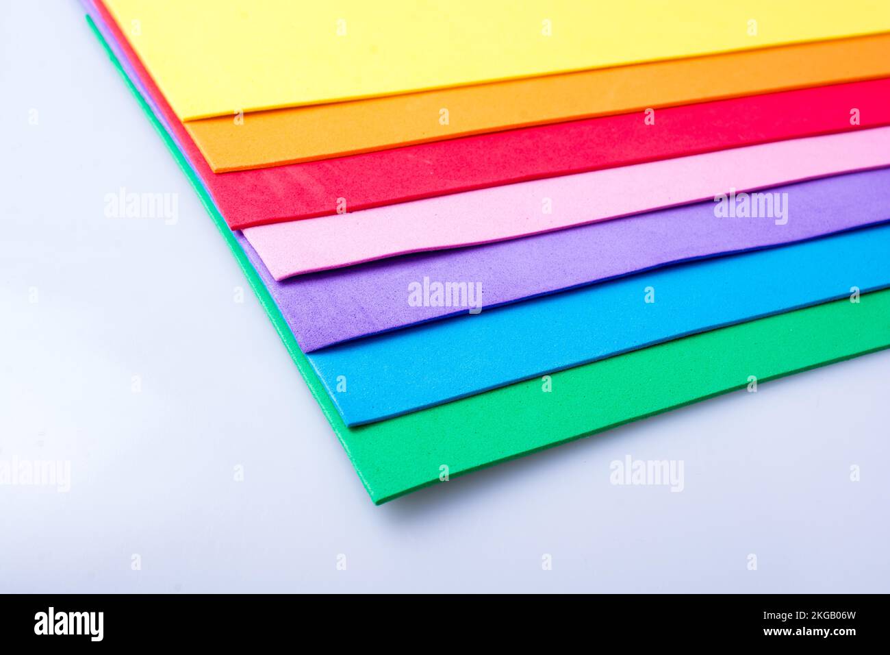 Material design colorful layers in geometric colorful overlap Stock ...