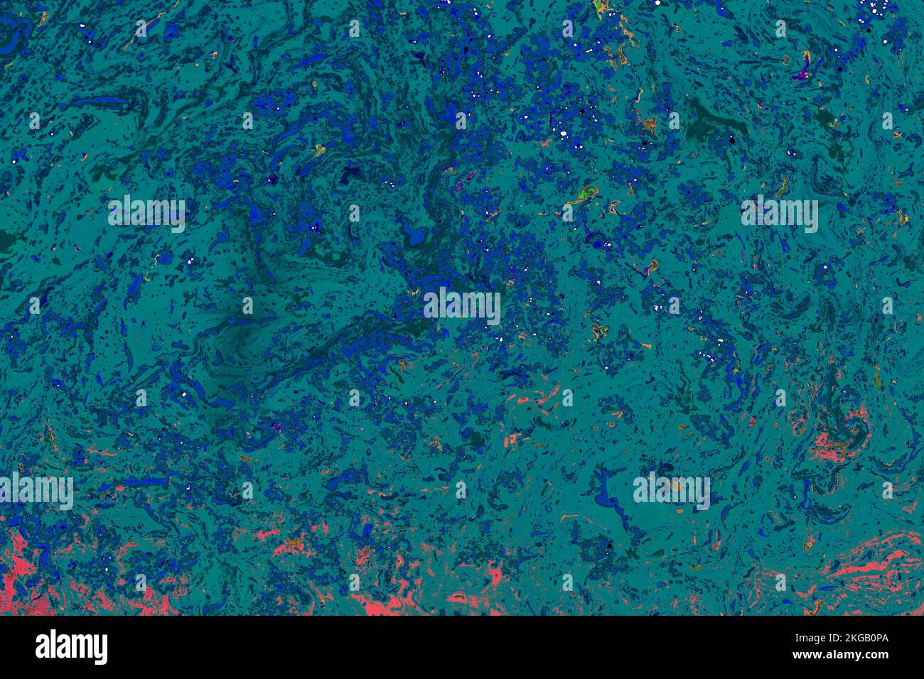 Traditional Ottoman Turkish abstract marbling art patterns as ...