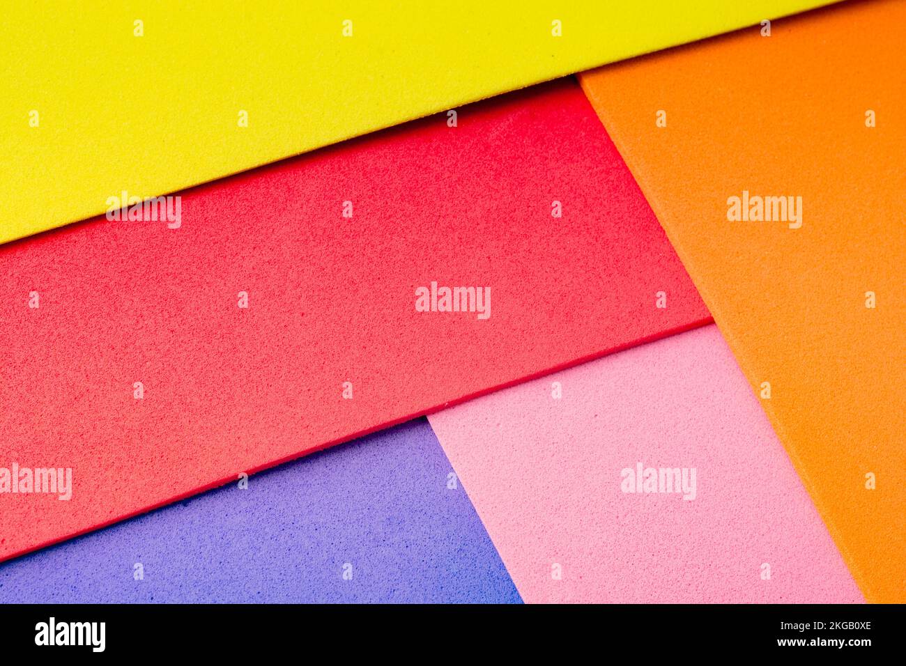 Material design colorful layers in geometric colorful overlap Stock ...