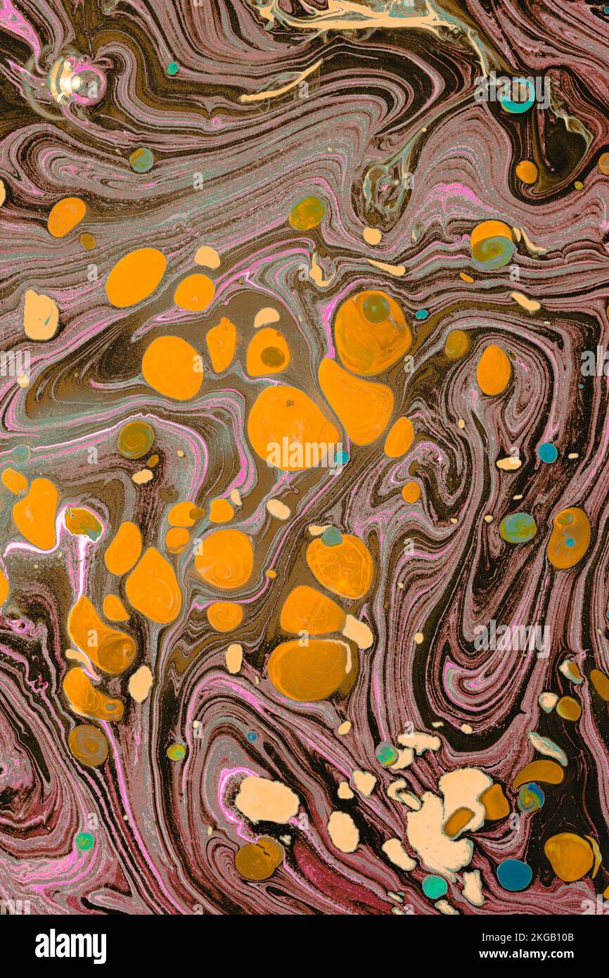 Traditional marbling artwork patterns as colorful abstract background ...