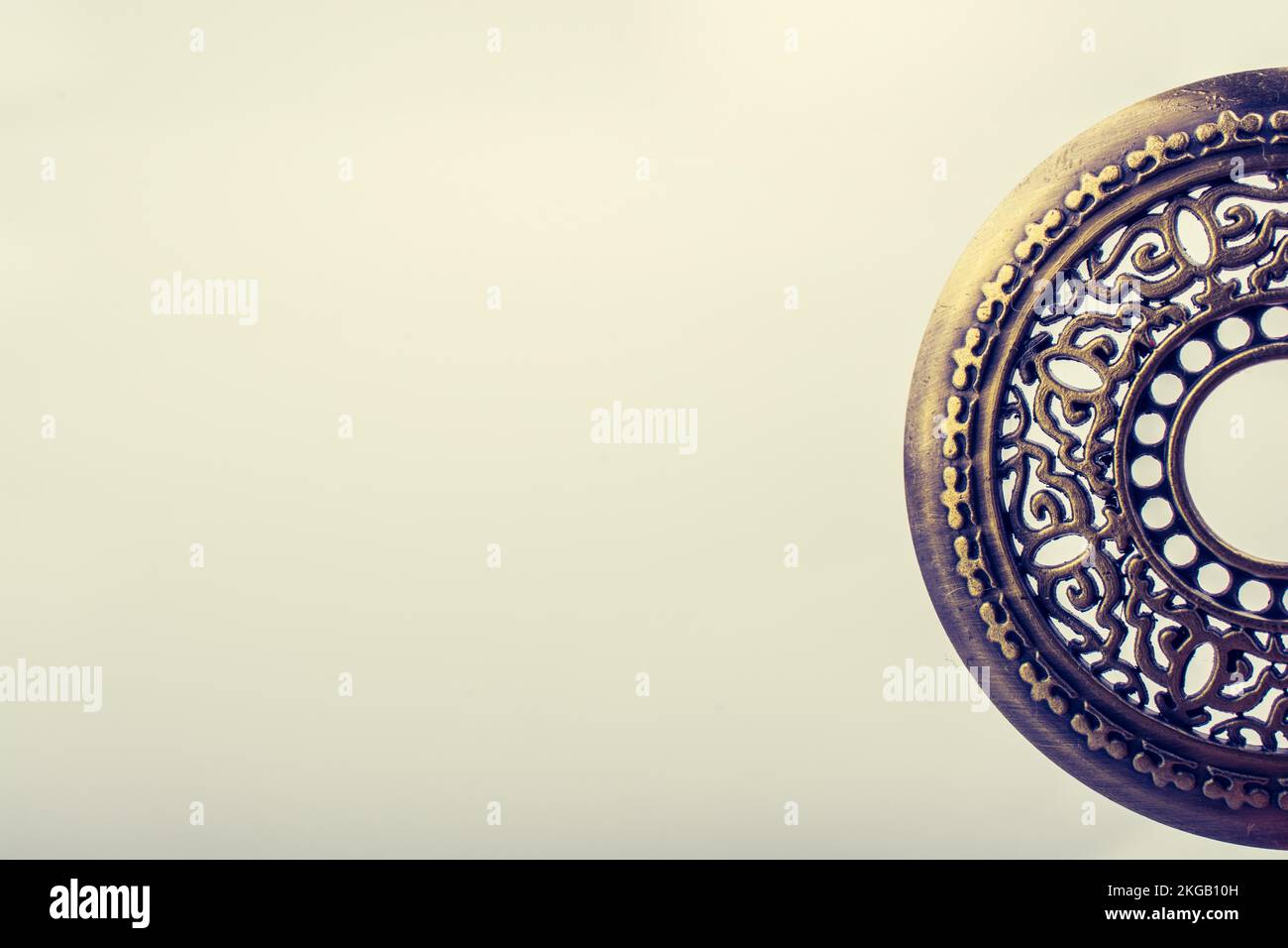 Example of art patterns applied on metals Stock Photo - Alamy