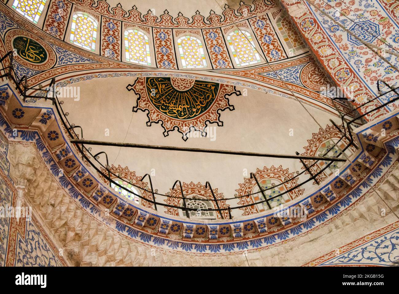 Floral art pattern example of the Ottoman time Stock Photo - Alamy