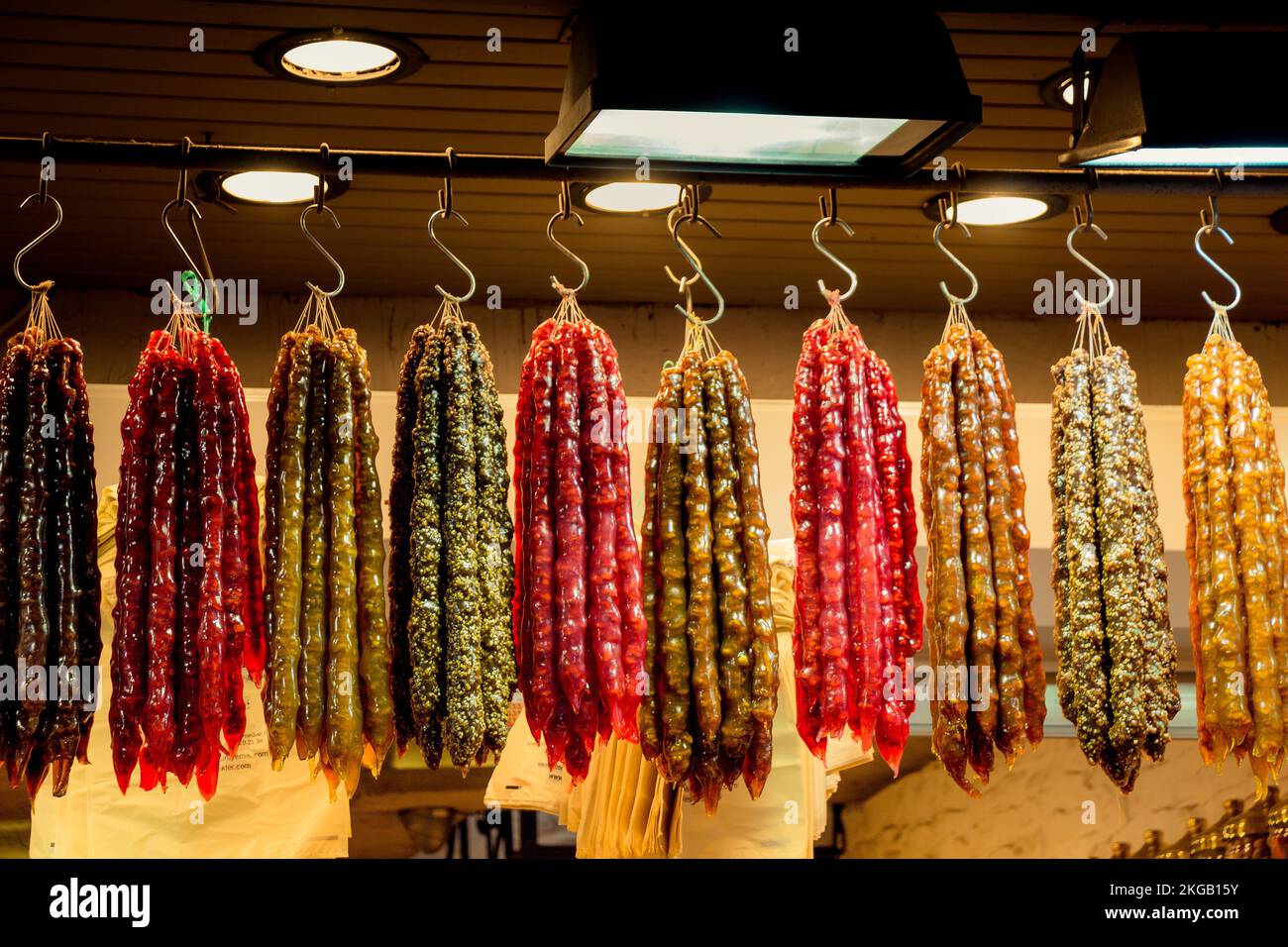 Turkish style fruit dried pulp as snack food Stock Photo - Alamy