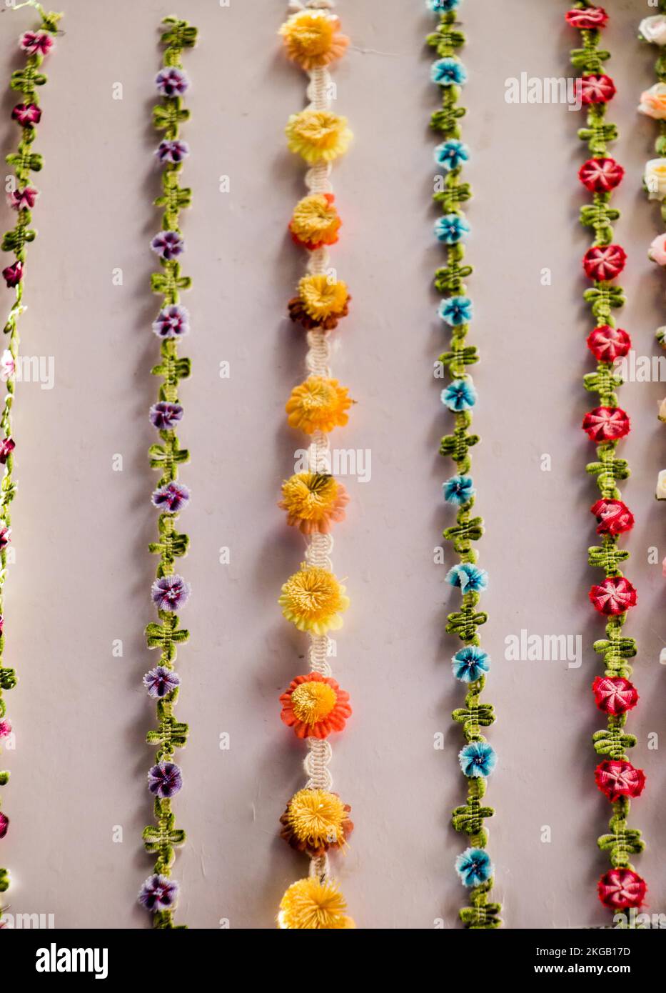 Turkish colorful needle work embroidery flowers as background Stock ...