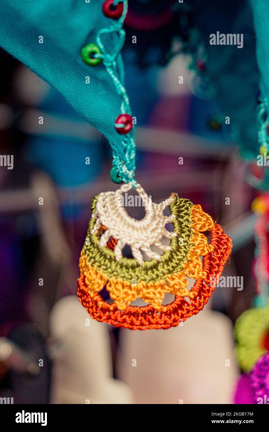 Turkish colorful needle work embroidery flowers as background Stock ...