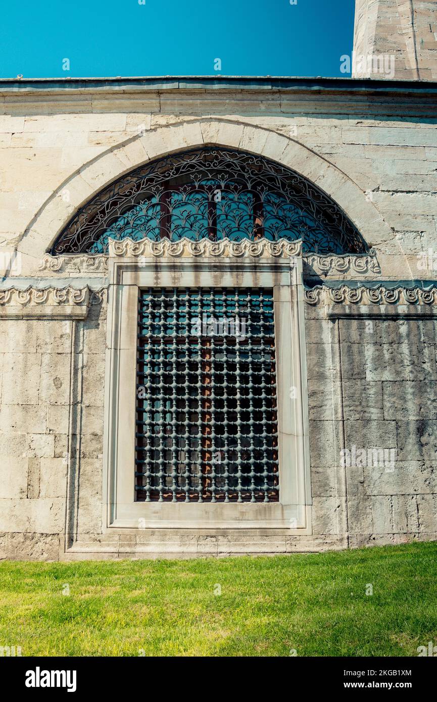 Old window Architecture from the Ottoman times In Istanbul Stock Photo ...