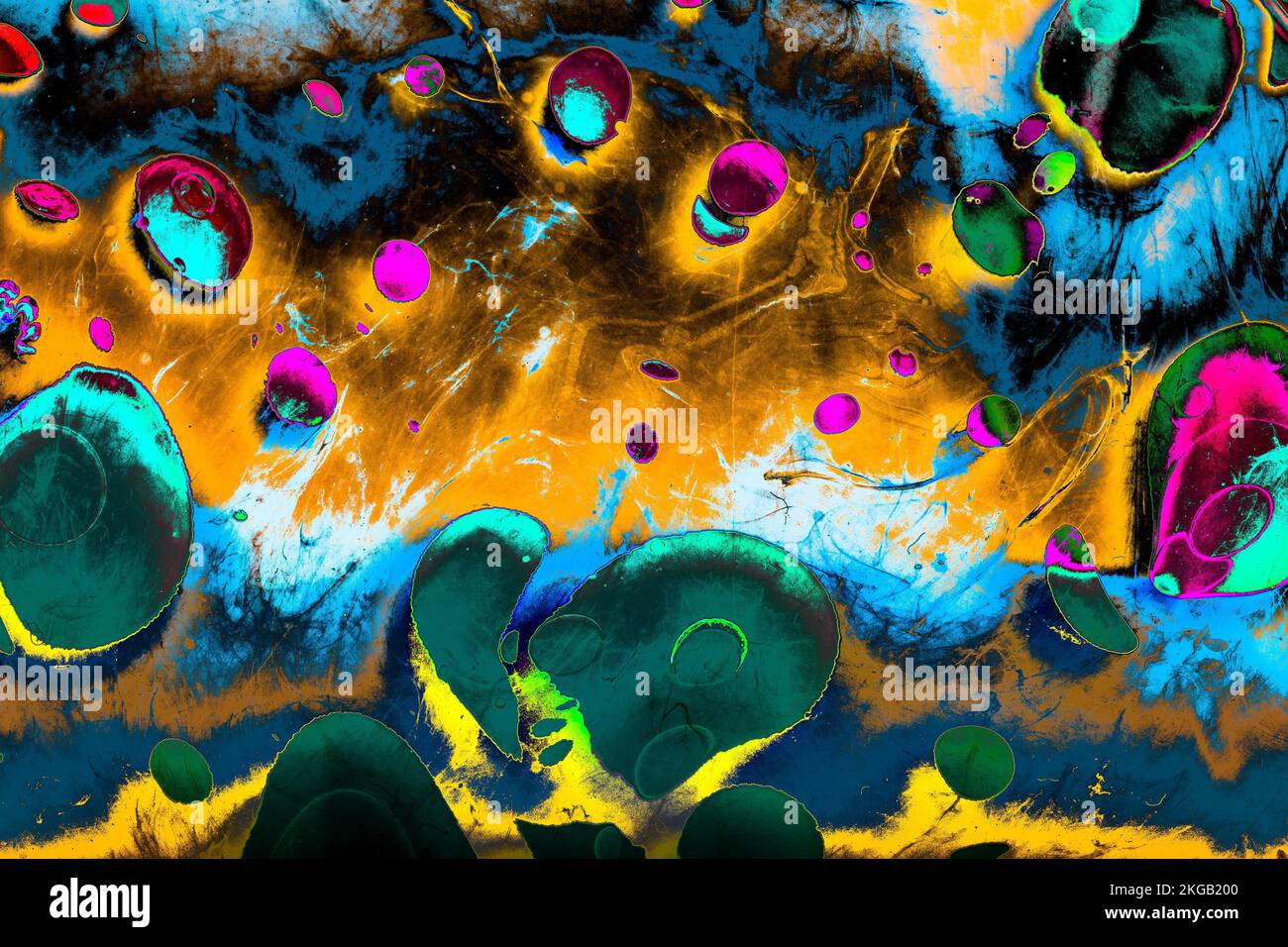 Traditional Ottoman Turkish abstract marbling art patterns as ...