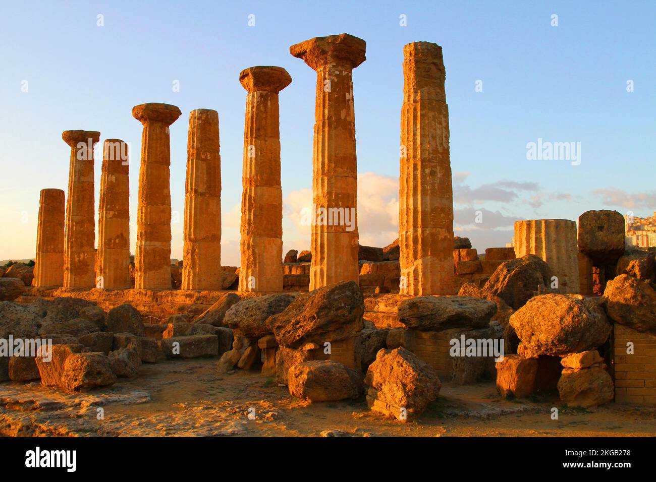 Greek temples, Agrigento, Italy, Europe Stock Photo - Alamy