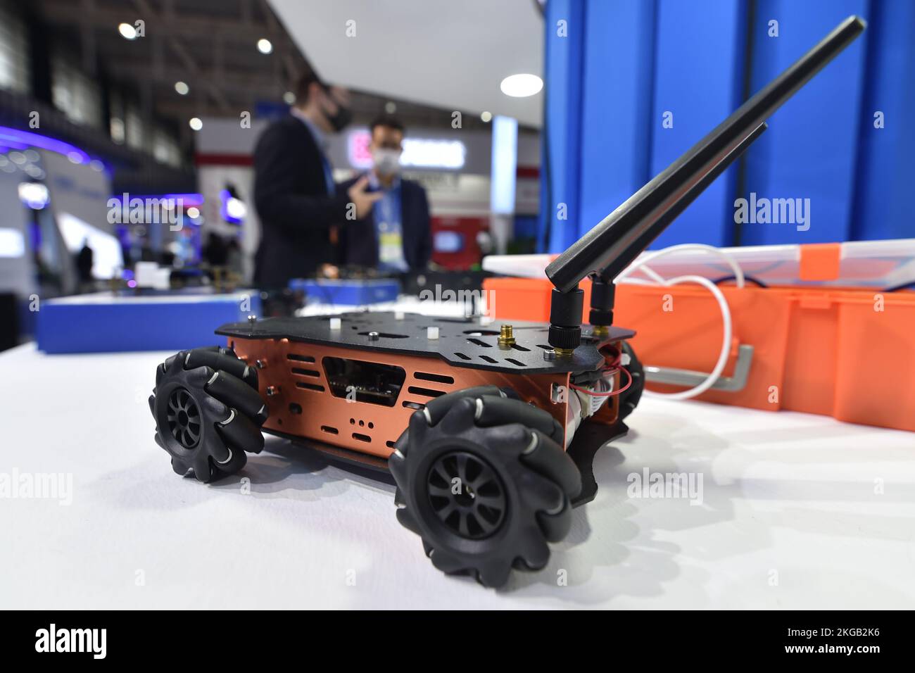 NANJING, CHINA - NOVEMBER 23, 2022 - A factory unmanned inspection ...