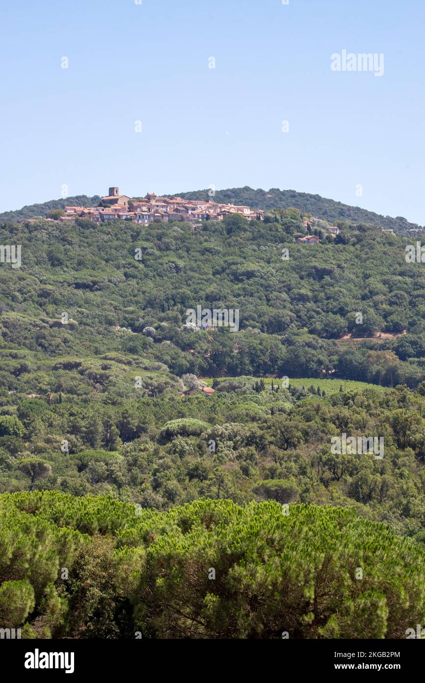 Gassin, beautiful village in France Stock Photo - Alamy